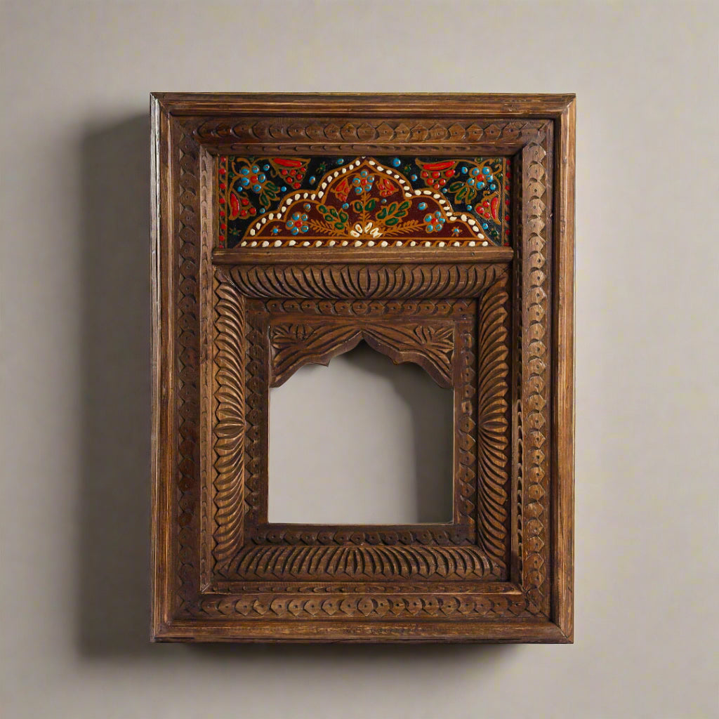 Swat Handwork Antique Wood Frame B – Suvastu Craft